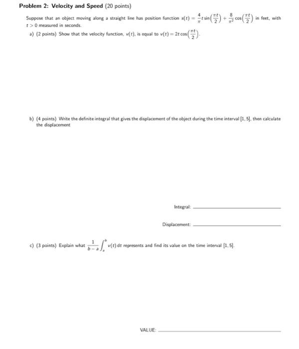 Solved Problem 1: Using the Fundamental Theorems (24 points) | Chegg.com