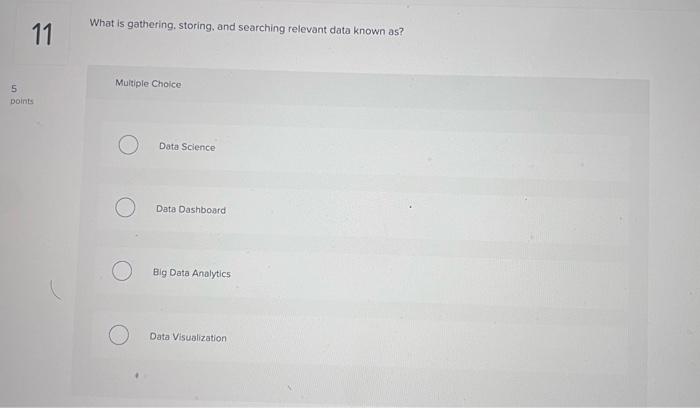 Solved What is gathering. storing, and searching relevant | Chegg.com