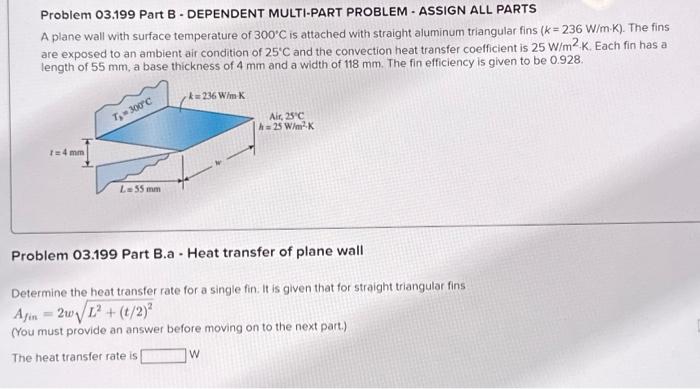 Solved Problem 03.199 Part B - DEPENDENT MULTI-PART PROBLEM | Chegg.com