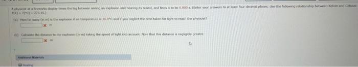 Solved a physicist at a fireworks display times the lag | Chegg.com