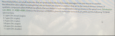 Solved Neurotrarmintters are small molecules that are | Chegg.com