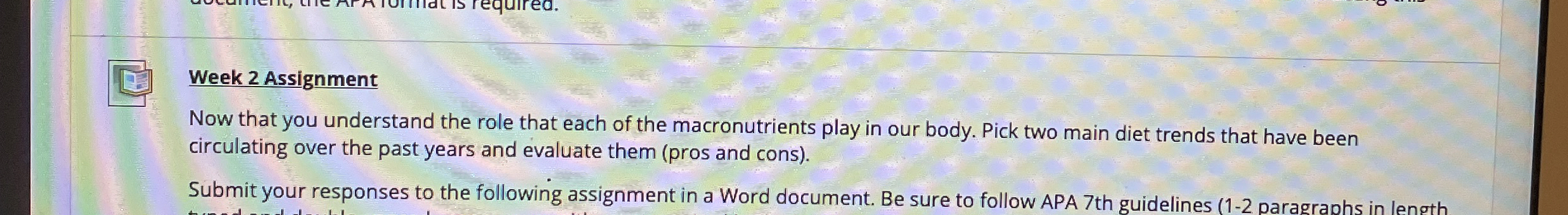 Solved Week 2 ﻿AssignmentNow that you understand the role | Chegg.com