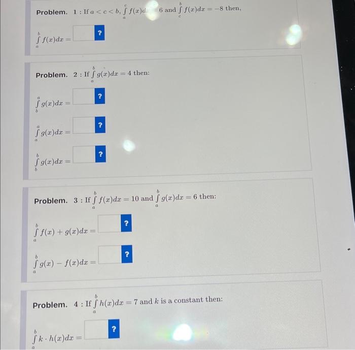 Solved Problem. 1: If a | Chegg.com