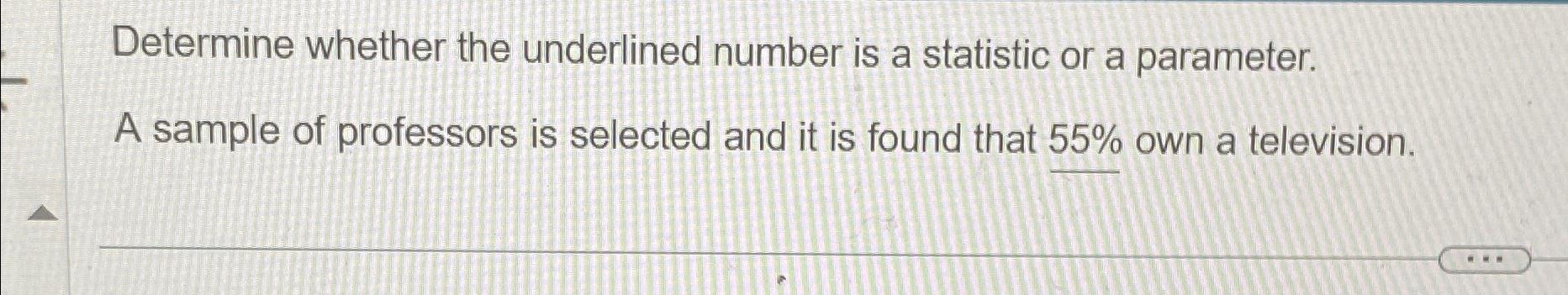 Solved Determine whether the underlined number is a | Chegg.com