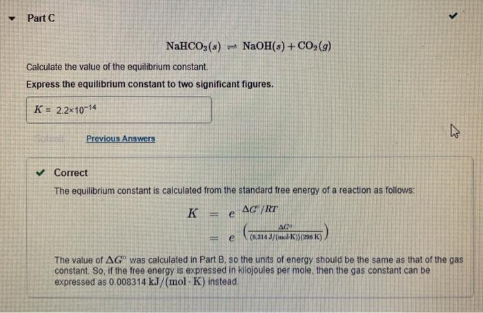 Solved Using data from Appendix C in the textbook, write the | Chegg.com