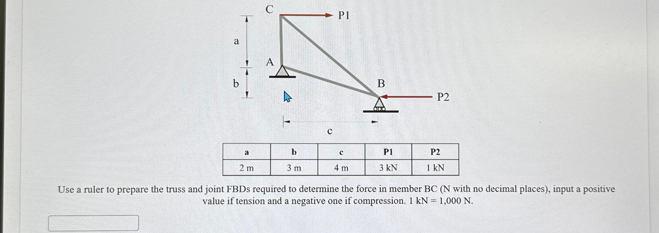 Solved \table[[a,b,c,P1,P2 | Chegg.com