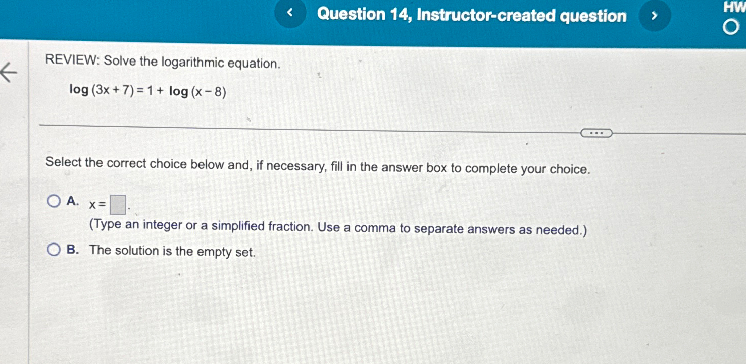 Solved Question 14, ﻿Instructor-created questionREVIEW: | Chegg.com