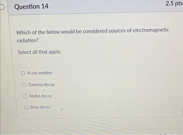 Solved Which of the below would be considered sources of | Chegg.com