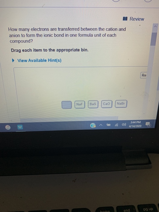 Solved A Review How many electrons are transferred between | Chegg.com