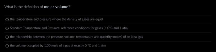 Solved Charles's law states that the volume of a fixed | Chegg.com