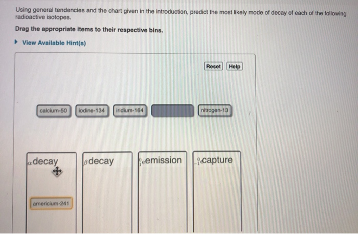 Solved Using general tendencies and the chart given in the | Chegg.com
