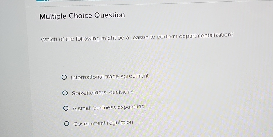 Solved Multiple Choice QuestionWhich of the following might | Chegg.com