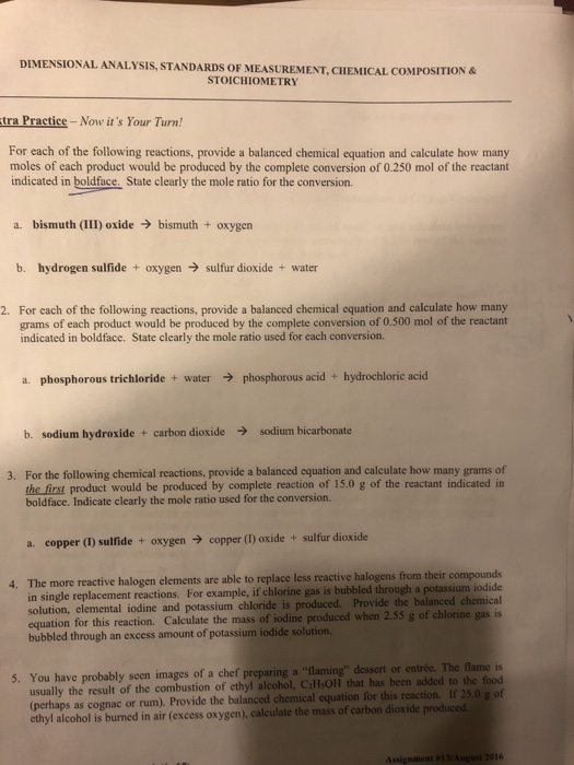 Solved DIMENSIONAL ANALYSIS, STANDARDS OF MEASUREMENT, | Chegg.com