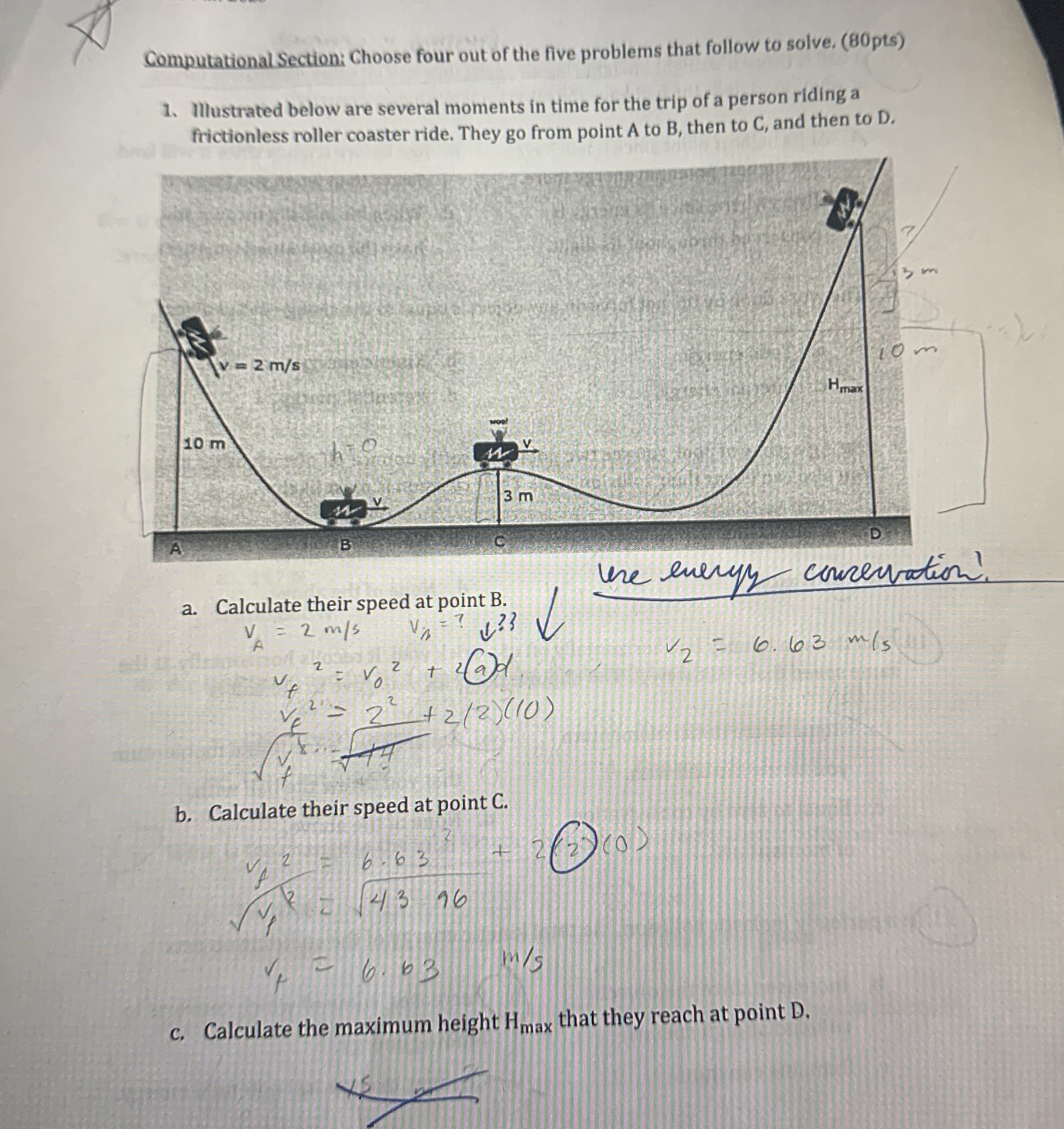 Solved Computational Section: Choose four out of the five | Chegg.com