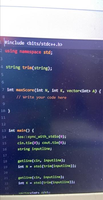 Solved You Are Given An Array Of Size N And An Integer Kthe