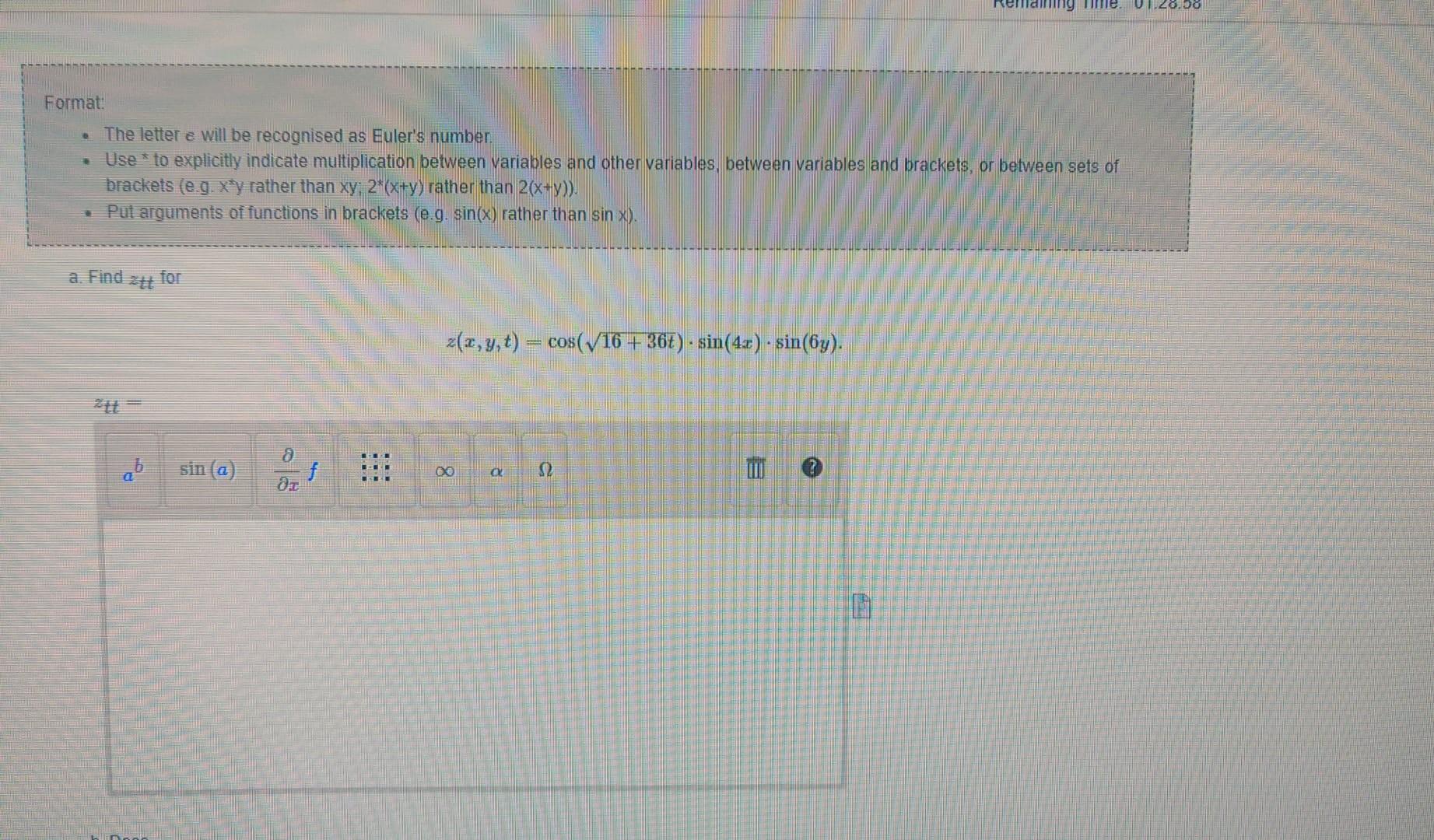 Solved Format: - The letter e will be recognised as Euler's | Chegg.com