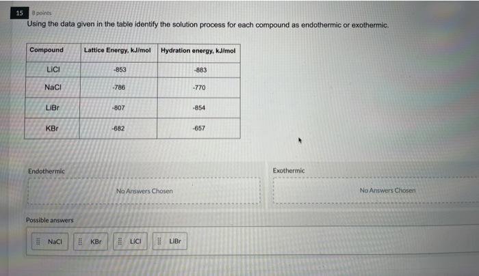 Solved B Identify the following pairs as miscible liquids or | Chegg.com