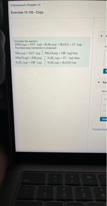 Solved Consider the reaction: | Chegg.com