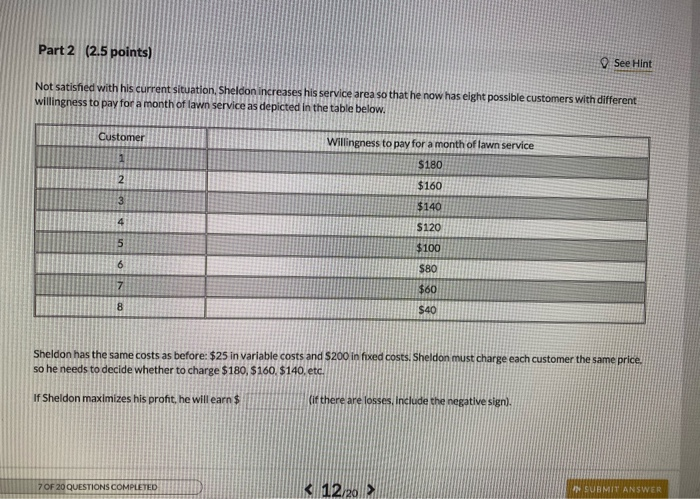 Solved Part 1 (2.5 points) See Hint Sheldon is the only | Chegg.com