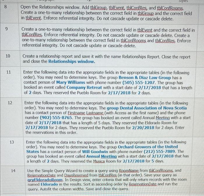 Solved 2 Create a new table in Design view to store | Chegg.com