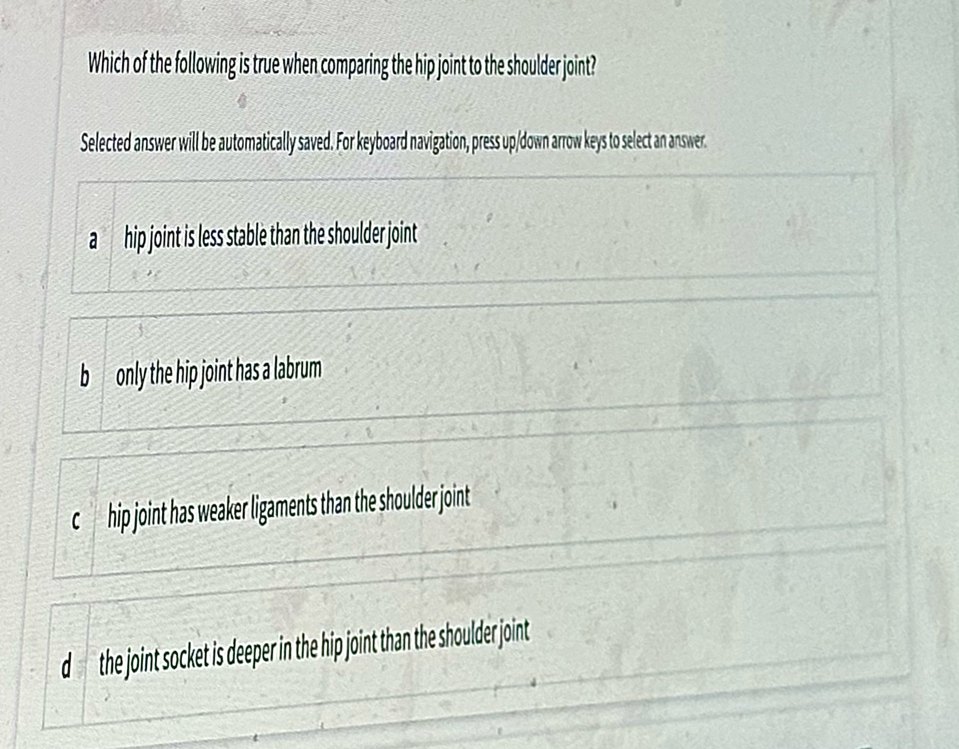 Solved Which of the following is true when comparing the | Chegg.com