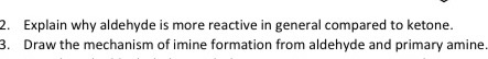 Solved 2. Explain why aldehyde is more reactive in general | Chegg.com