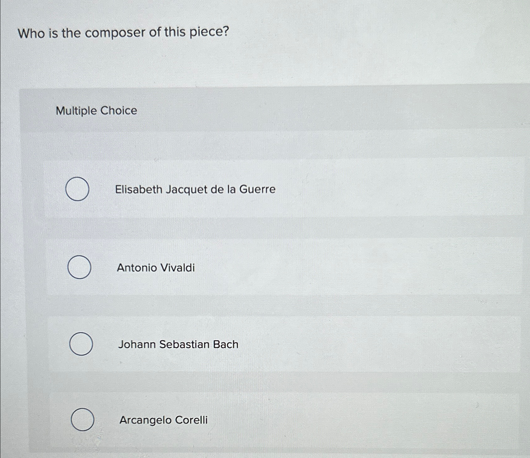 Solved Who is the composer of this piece?Multiple | Chegg.com