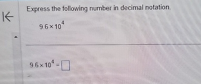 Solved Express the following number in decimal | Chegg.com