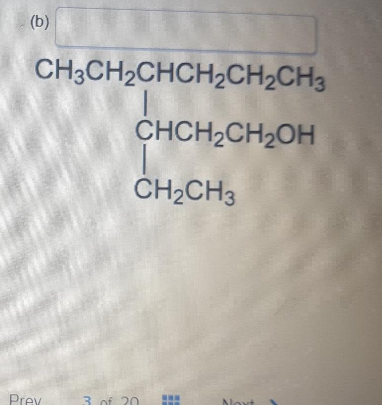 Solved Give the IUPAC name for the following molecule. 3 | Chegg.com