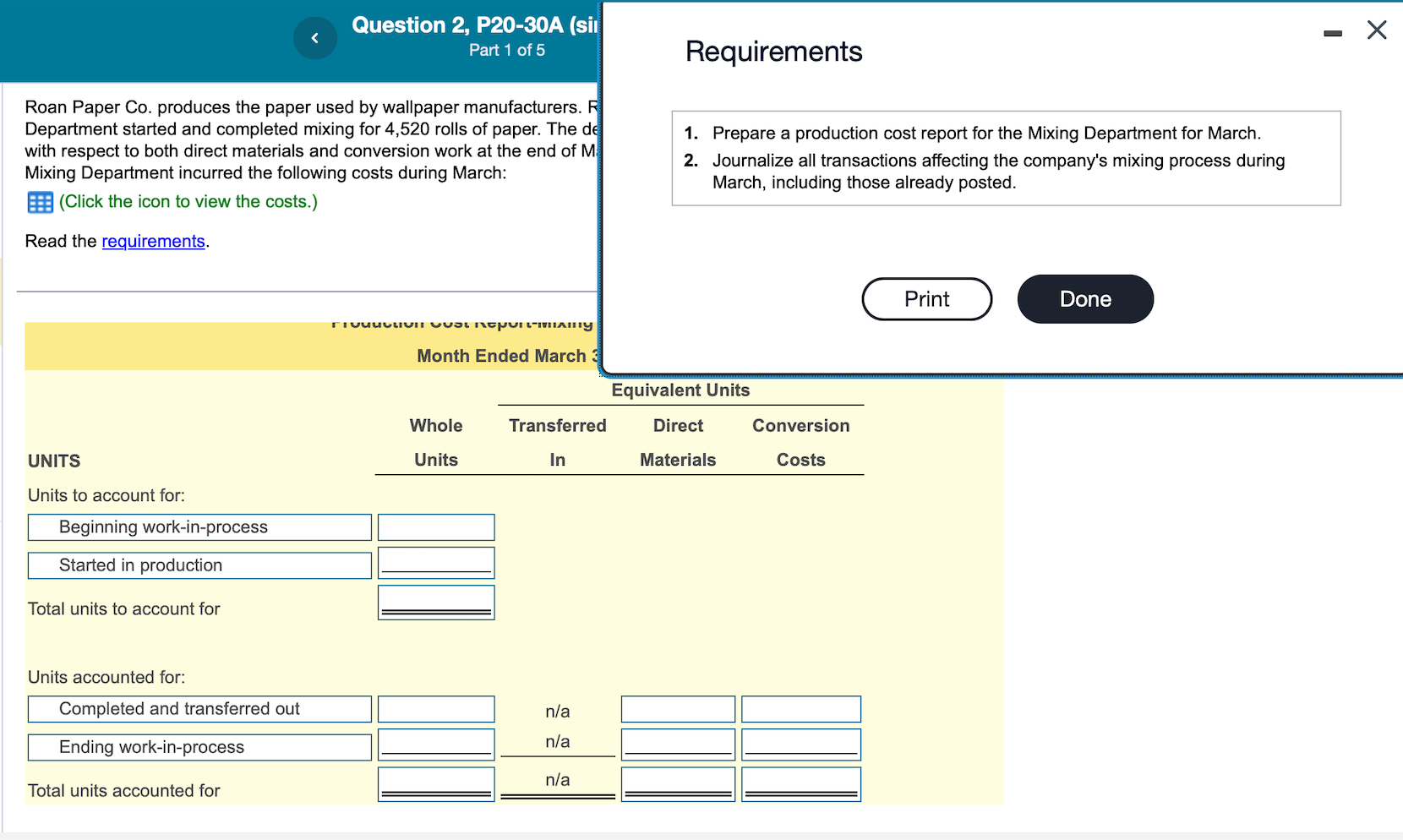 Roan Paper Co. ﻿produces the paper used by wallpaper | Chegg.com