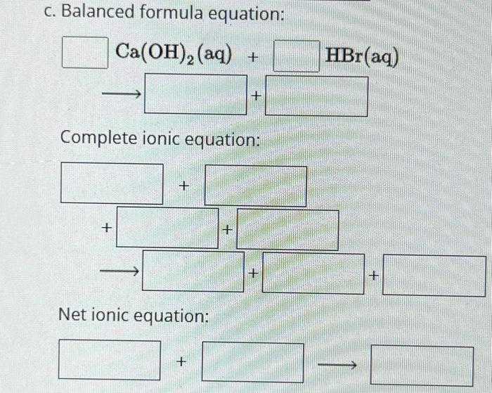 Solved Write the balanced formula, complete ionic, and net | Chegg.com