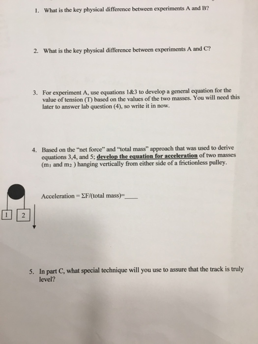 Solved 1. What is the key physical difference between | Chegg.com