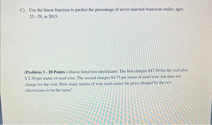 Solved (Problem 1-20 Points) In this exercise, you will use | Chegg.com