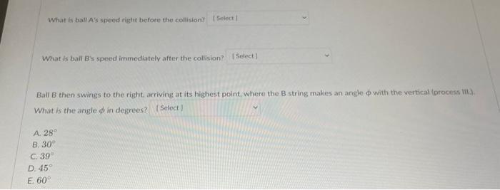 Solved Two small balls A with mass mA=m and B with mass | Chegg.com