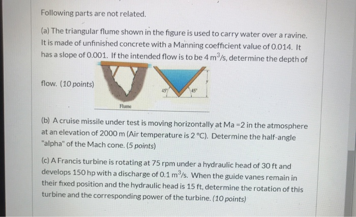 Solved Following parts are not related. (a) The triangular | Chegg.com