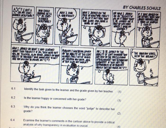 6.1 Identify the task given to the leamer and the | Chegg.com