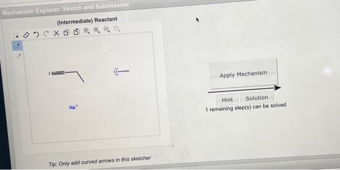 Solved Tip: Only add curved arrows in this sketcher Tip: | Chegg.com