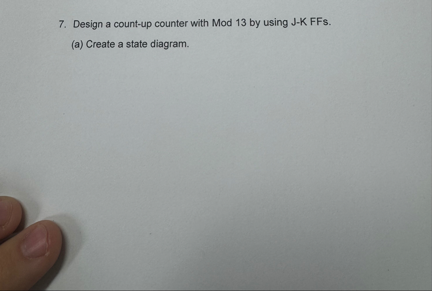 Solved Design a count-up counter with Mod 13 ﻿by using J-K | Chegg.com
