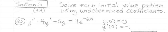 Solved Section 5 Solve each initial value problem (4.4) | Chegg.com