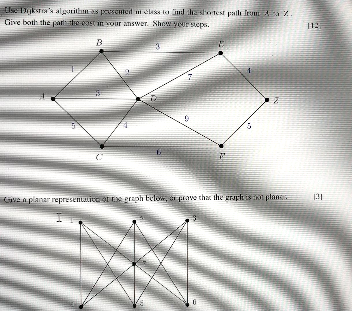 Solved Use Dijkstra's algorithm as presented in class to | Chegg.com
