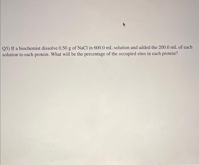 Solved The following data belong to the interaction of | Chegg.com
