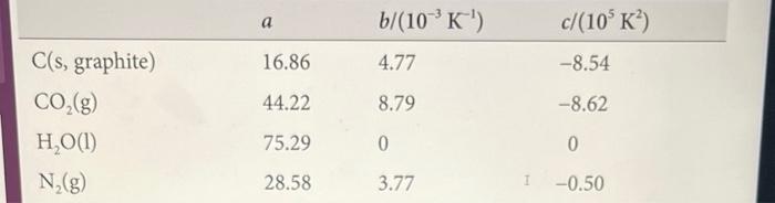 Solved 3. Using the values in Table 2B.1 of the textbook, | Chegg.com