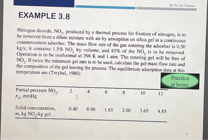 Solved Nitrogen dioxide, NO2, produced by a thermal process | Chegg.com