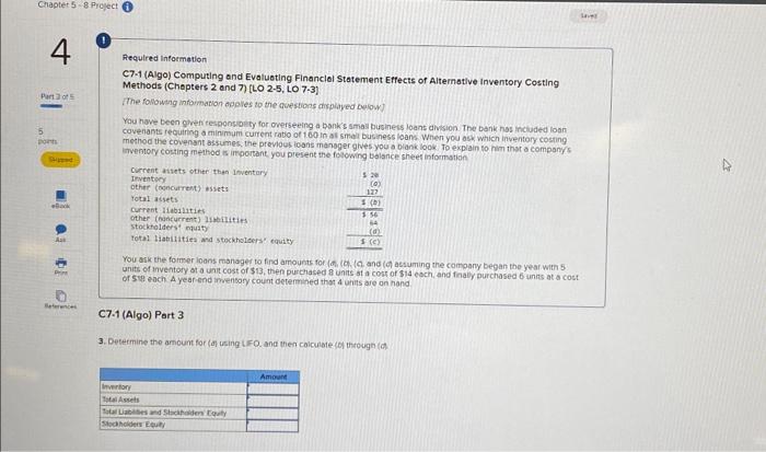 Solved Requlred intormation C7-1 (Algo) Computing and | Chegg.com