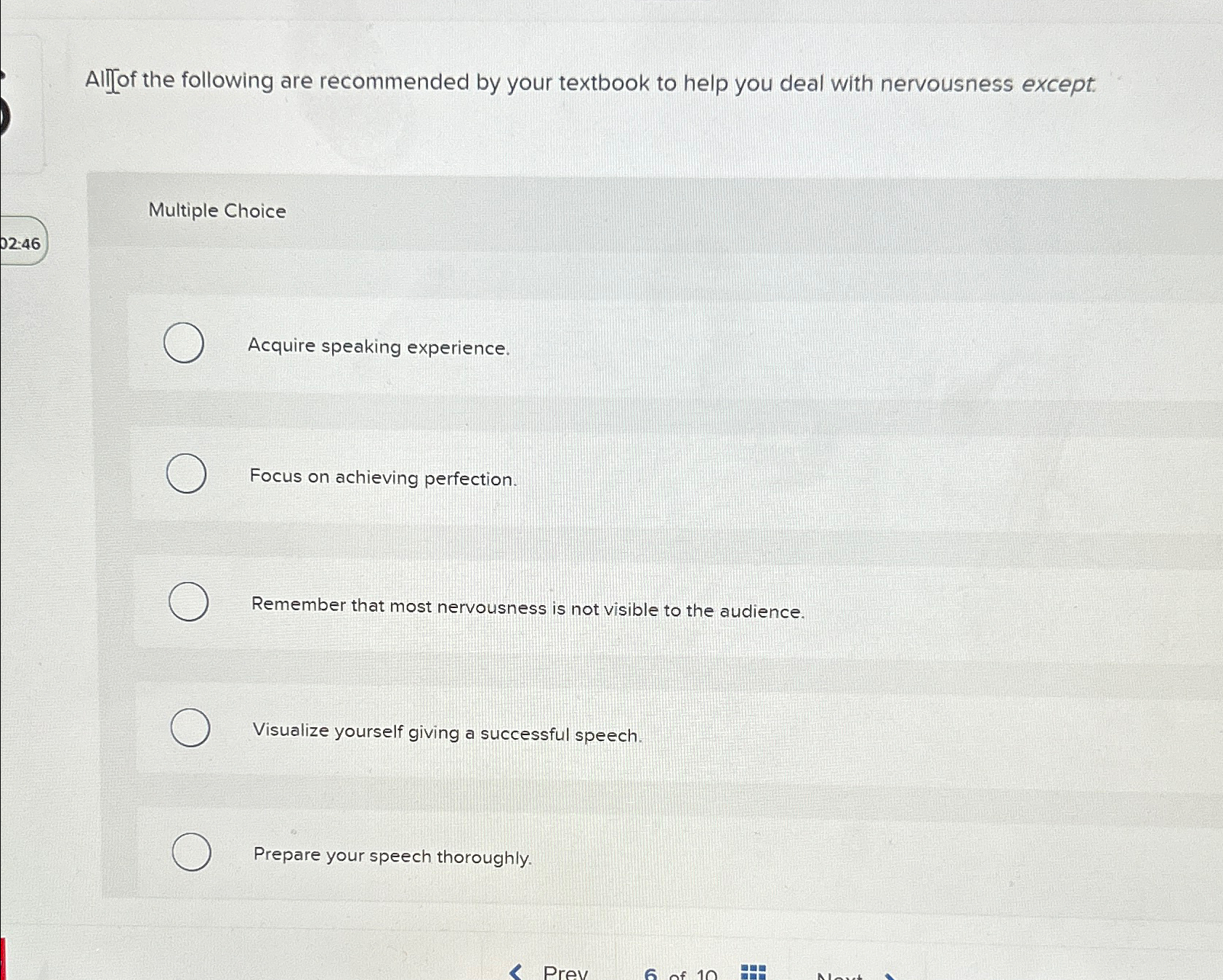 Solved Alliof the following are recommended by your textbook | Chegg.com