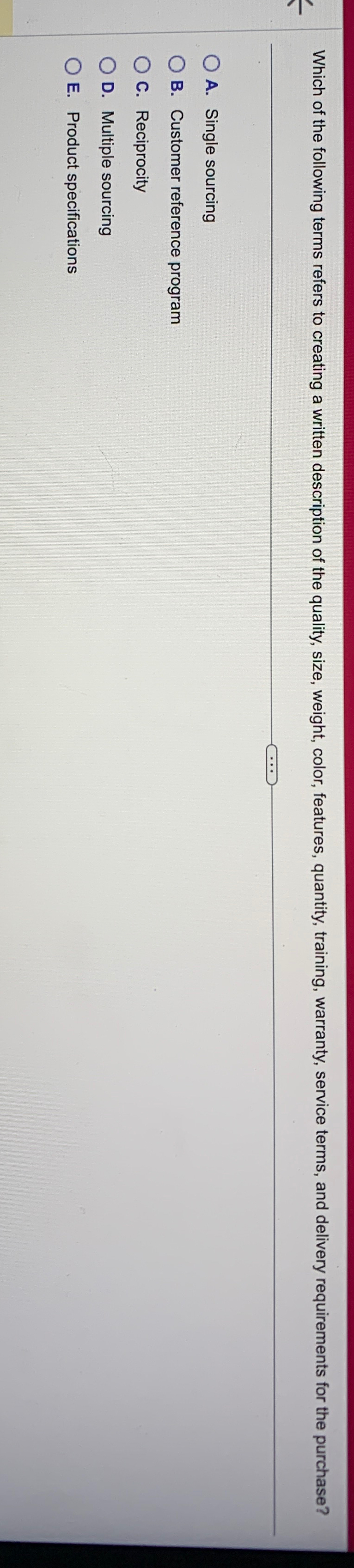 Solved Which of the following terms refers to creating a | Chegg.com