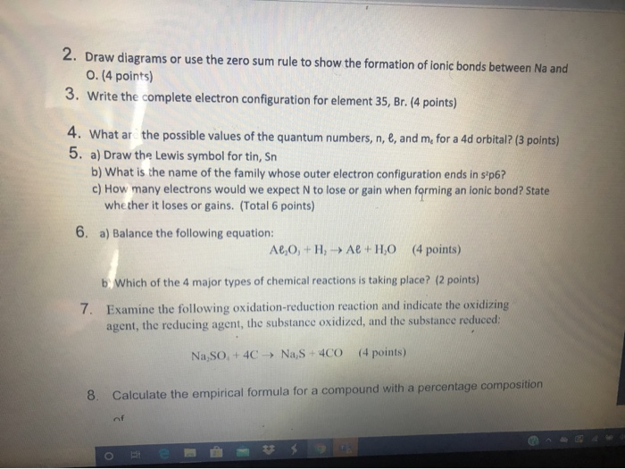 Solved 2. Draw diagrams or use the zero sum rule to show the | Chegg.com