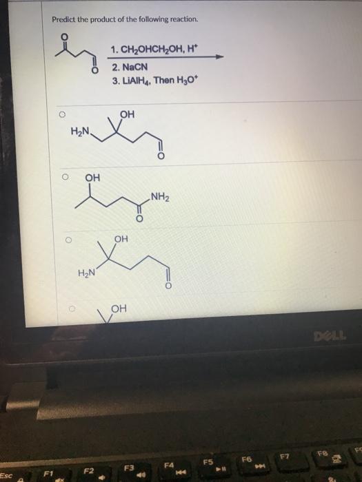 Solved Predict the product of the following reaction. 1. | Chegg.com