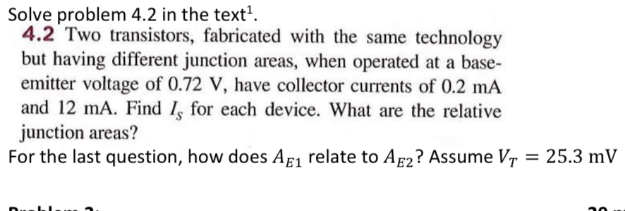 Solved Solve problem 4.2 in the text ^(1).\\n4.2 Two | Chegg.com