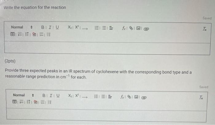 Amount of reactant used in grams (g) Product obtained | Chegg.com